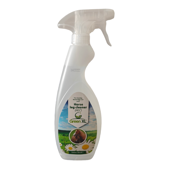 Green XL horse leg cleaner - Paardenkriebels